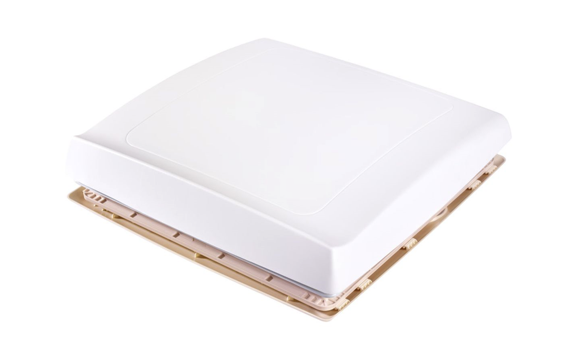 Thule Omnivent 400x400 White Lid – Gipsy Caravans
